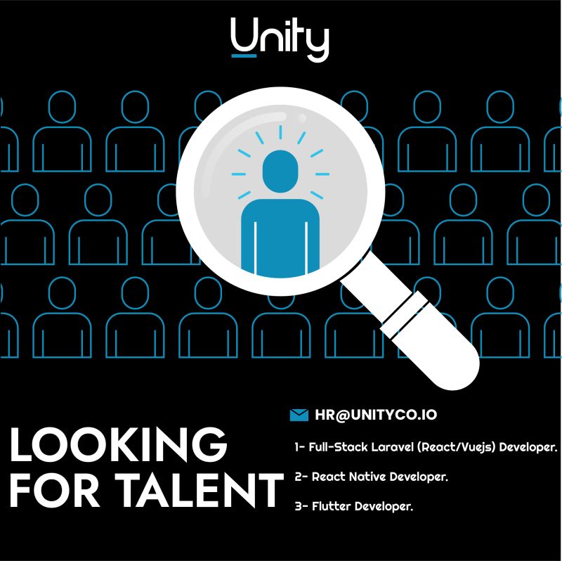 UnityCo on LinkedIn: #hiring #laravel #flutter #reactjs #react # ... UnityCo on LinkedIn: #hiring #laravel #flutter #reactjs #react # ...