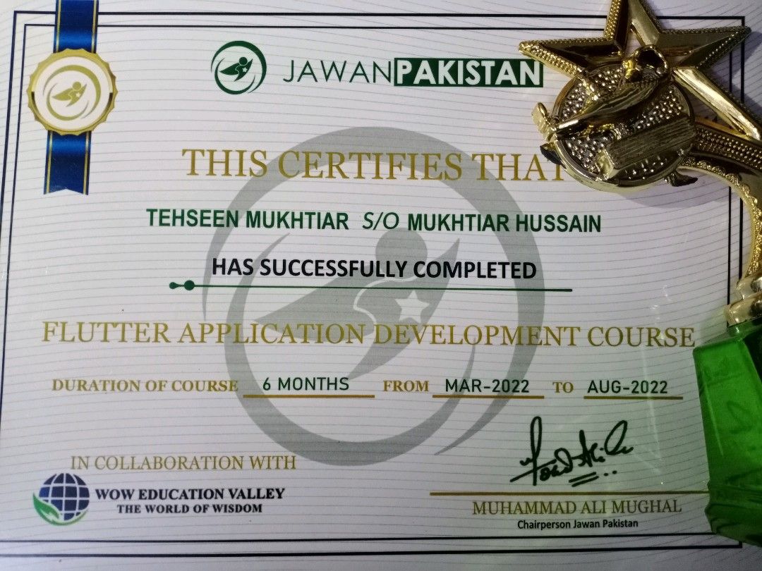 Tehseen Mukhtiar on LinkedIn: #flutter #firebase #flutterdeveloper Tehseen Mukhtiar on LinkedIn: #flutter #firebase #flutterdeveloper