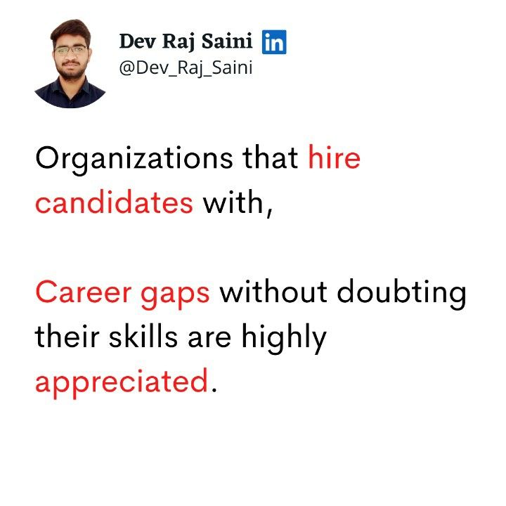 Many organizations value skills and experience over a continuous work ... Many organizations value skills and experience over a continuous work ...