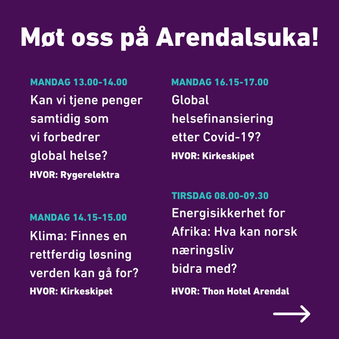 Norwegian Church Aid/Kirkens Nødhjelp på LinkedIn: #arendalsuka # ... Norwegian Church Aid/Kirkens Nødhjelp på LinkedIn: #arendalsuka # ...