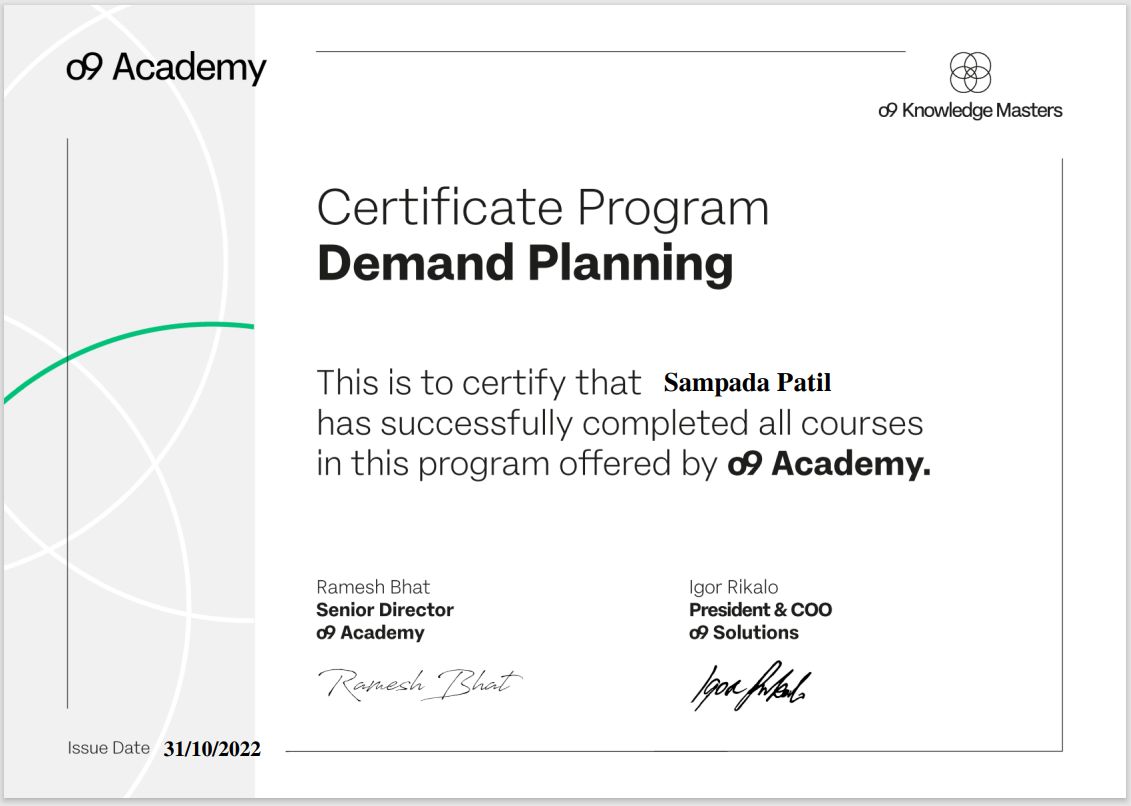 Sampada Patil on LinkedIn: #demandplanning #operationsmanagement # ... Sampada Patil on LinkedIn: #demandplanning #operationsmanagement # ...
