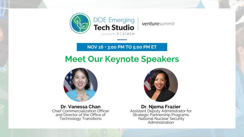 FedTech on LinkedIn: DOE Emerging Tech Studio | Venture Summit FedTech on LinkedIn: DOE Emerging Tech Studio | Venture Summit