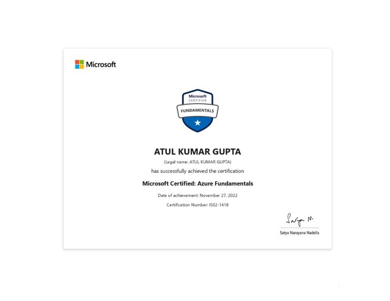Atul Kumar Gupta on LinkedIn: #microsoft #azure #cloud #fundamentals # ... Atul Kumar Gupta on LinkedIn: #microsoft #azure #cloud #fundamentals # ...