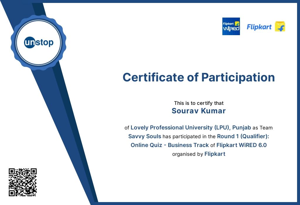 Sourav Kumar on LinkedIn: #opportunity #knowledge #connections #flipkart Sourav Kumar on LinkedIn: #opportunity #knowledge #connections #flipkart