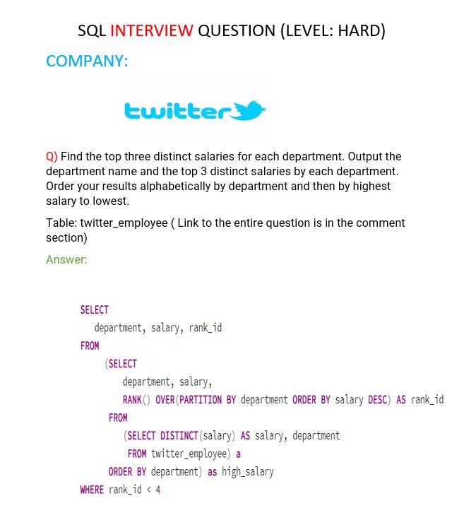 Shoaib Shaikh على LinkedIn: #sql #sql #rdbms #interviewquestions # ... Shoaib Shaikh على LinkedIn: #sql #sql #rdbms #interviewquestions # ...