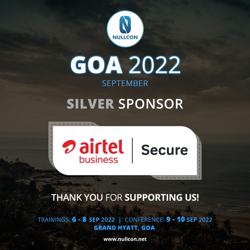 NULLCON on LinkedIn: #infosec #nullcon #nullcongoa2022 #conference # ... NULLCON on LinkedIn: #infosec #nullcon #nullcongoa2022 #conference # ...