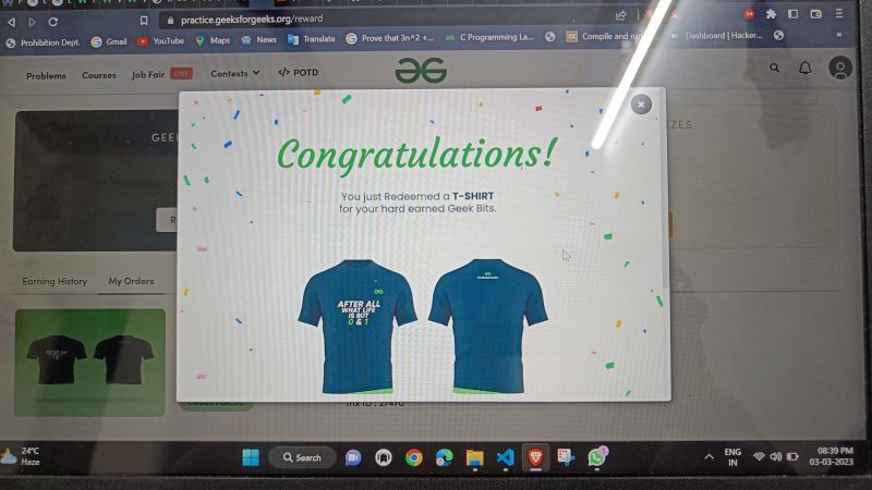#geeksforgeeks #redeempoints #tshirtlove #programmingpride ... #geeksforgeeks #redeempoints #tshirtlove #programmingpride ...