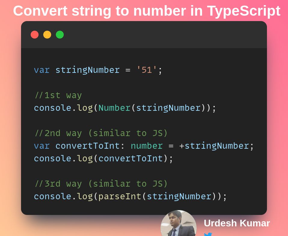 Urdesh Kumar on LinkedIn: #jsts #jsts #typescript #ts #js #jsdeveloper ... Urdesh Kumar on LinkedIn: #jsts #jsts #typescript #ts #js #jsdeveloper ...