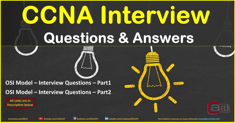 NETWORKWALKS on LinkedIn: 📘📒 OSI Model - Interview Questions & Answers ... NETWORKWALKS on LinkedIn: 📘📒 OSI Model - Interview Questions & Answers ...