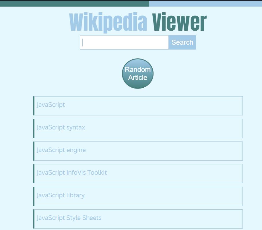 Jamil Akhtar on LinkedIn: Simple Wikipedia Viewer using HTML5, CSS3 and ... Jamil Akhtar on LinkedIn: Simple Wikipedia Viewer using HTML5, CSS3 and ...