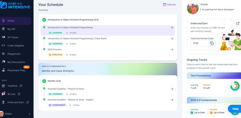 Omkar Dhadage on LinkedIn: #day4 #100daysofcodechallenge #nxtwave # ... Omkar Dhadage on LinkedIn: #day4 #100daysofcodechallenge #nxtwave # ...