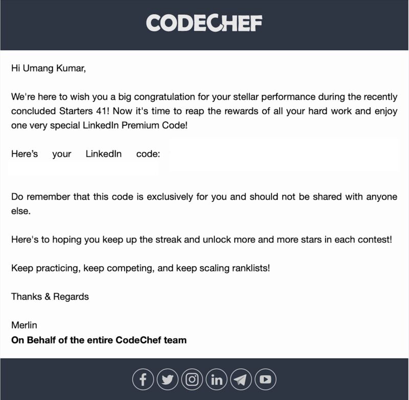 #codechef #competitiveprogramming | Umang Kumar | 13 comments #codechef #competitiveprogramming | Umang Kumar | 13 comments