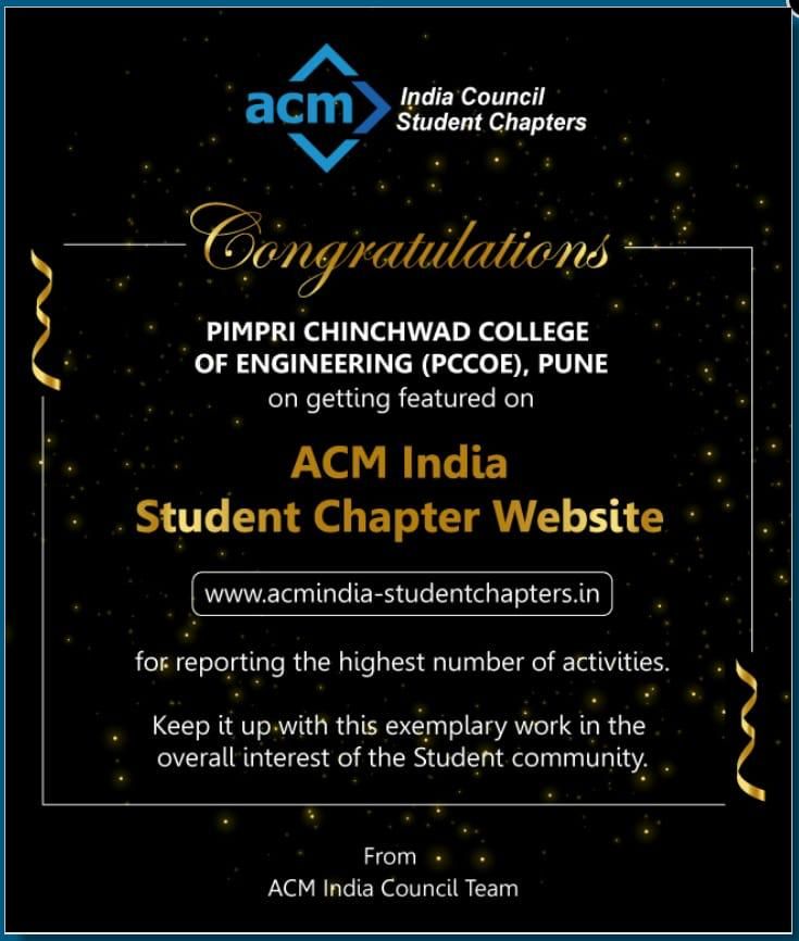 PCCOE PUNE on LinkedIn: #pcet #pccoe #acm #studentchapter #acmindia # ... PCCOE PUNE on LinkedIn: #pcet #pccoe #acm #studentchapter #acmindia # ...