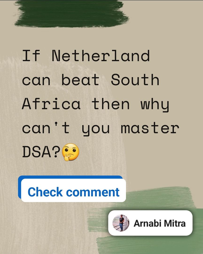 #dsa #masterdsa #datastructure #algorithm | Arnabi Mitra | 28 comments #dsa #masterdsa #datastructure #algorithm | Arnabi Mitra | 28 comments