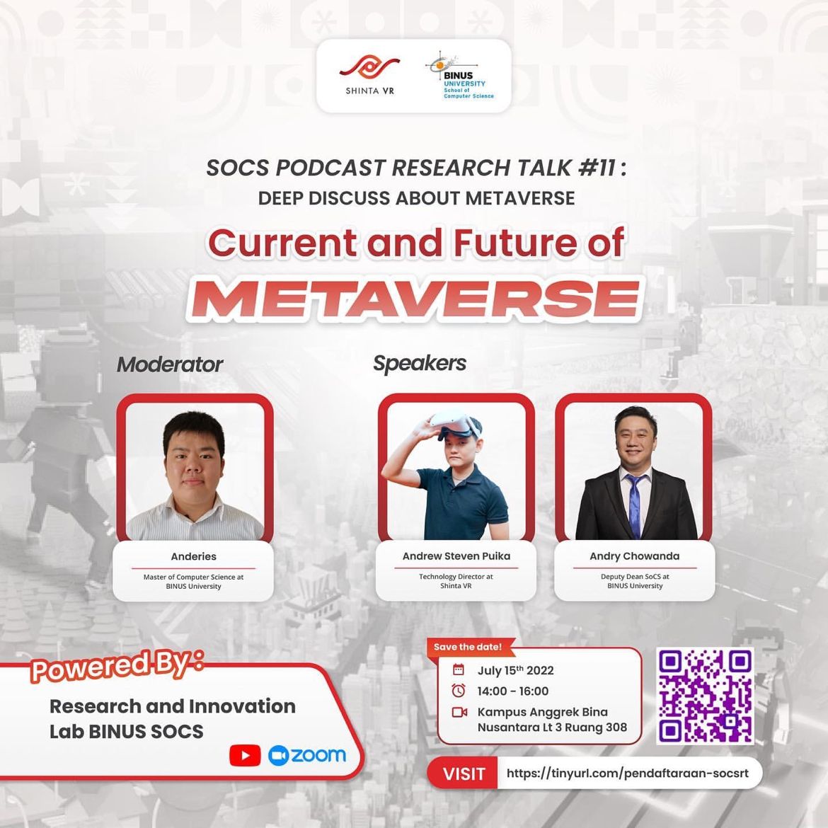 Shinta VR on LinkedIn: #shintavr #event #binus #fff #lfl #metaverse # ... Shinta VR on LinkedIn: #shintavr #event #binus #fff #lfl #metaverse # ...