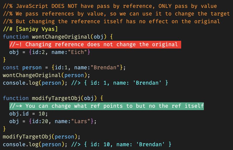 #programming #javascript #passbyval | Sanjay 🇮🇳 VYAS | 14 comments #programming #javascript #passbyval | Sanjay 🇮🇳 VYAS | 14 comments
