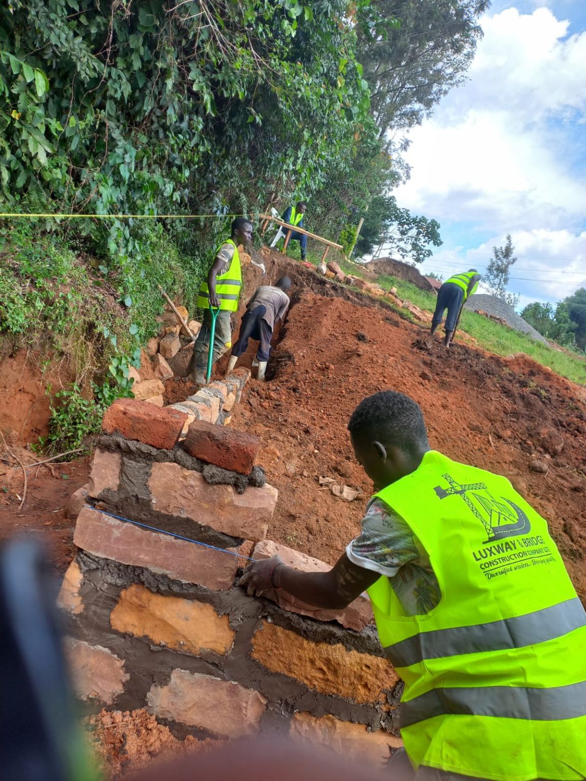 Day 03: Foundation walling......... | LuxWay & Bridge Construction ... Day 03: Foundation walling......... | LuxWay & Bridge Construction ...