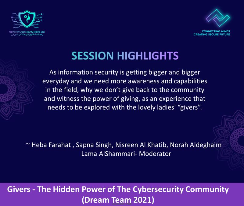 Women in Cyber Security Middle East on LinkedIn: #wicsme2022 # ... Women in Cyber Security Middle East on LinkedIn: #wicsme2022 # ...