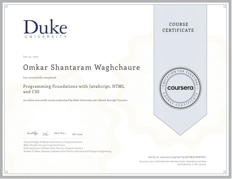 Omkar Waghchaure on LinkedIn: #javascript #html #css #frontend # ... Omkar Waghchaure on LinkedIn: #javascript #html #css #frontend # ...