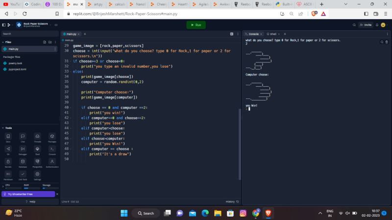 #python #pythonprogramming #100daysofcode #gamedev | Brijesh Marshettiwar #python #pythonprogramming #100daysofcode #gamedev | Brijesh Marshettiwar