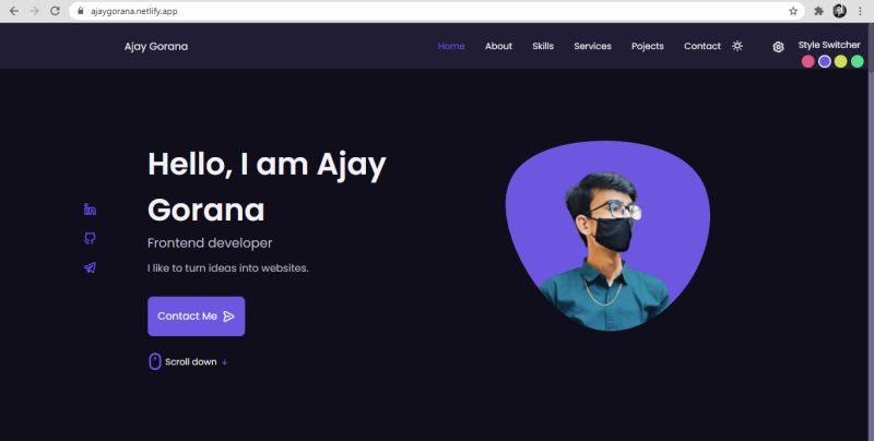 Ajay Gorana on LinkedIn: #webdevelopment #portfoliowebsite #webdesign # ... Ajay Gorana on LinkedIn: #webdevelopment #portfoliowebsite #webdesign # ...