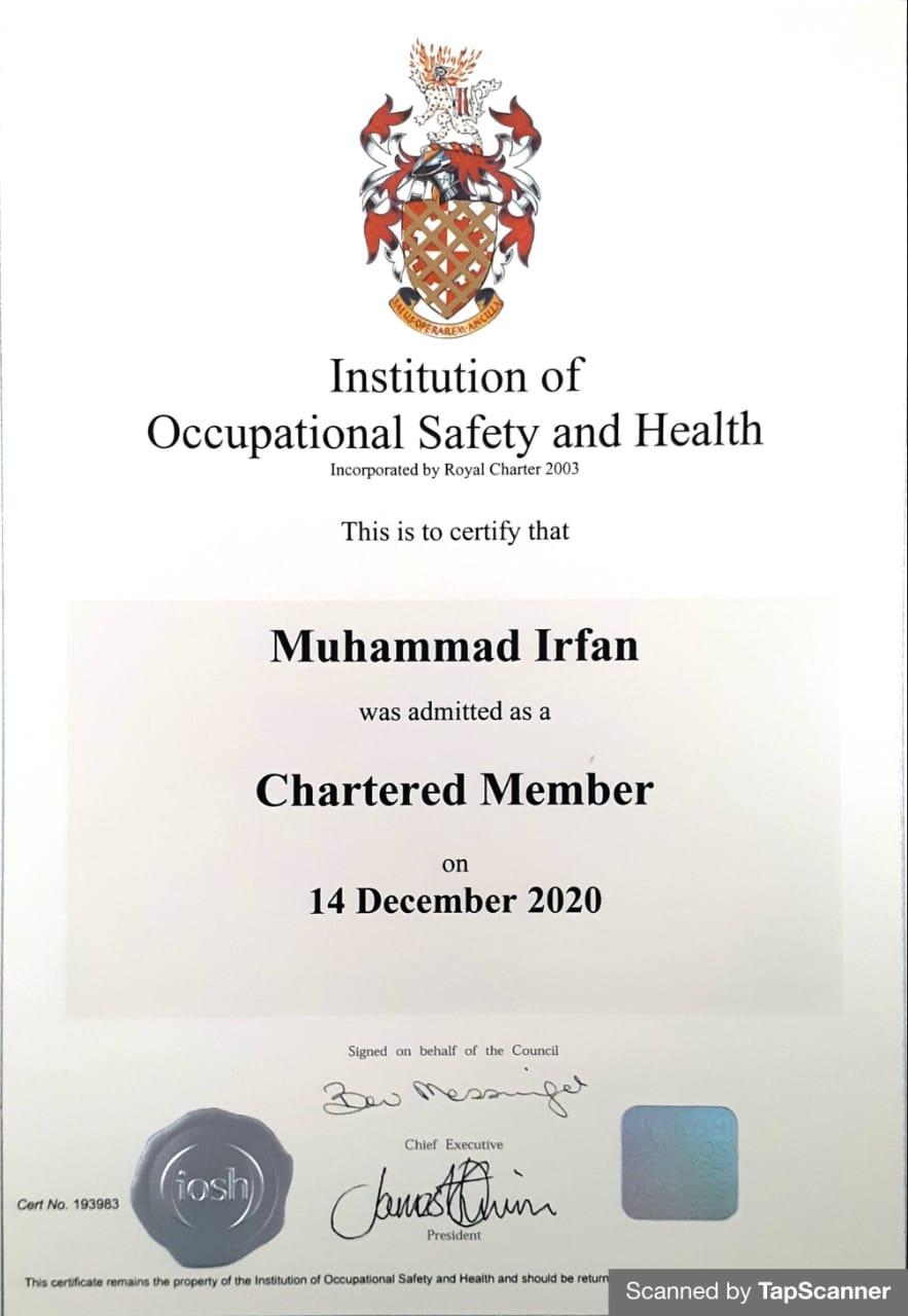 Muhammad irfan HSE Engineer CMIOSH NEBOSH Approved Trainer on LinkedIn ... Muhammad irfan HSE Engineer CMIOSH NEBOSH Approved Trainer on LinkedIn ...