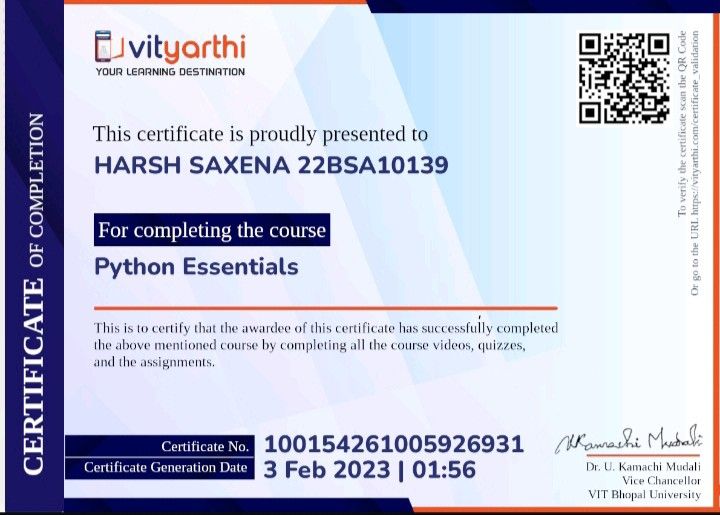 Harsh Saxena on LinkedIn: #programming #python #keeplearning Harsh Saxena on LinkedIn: #programming #python #keeplearning
