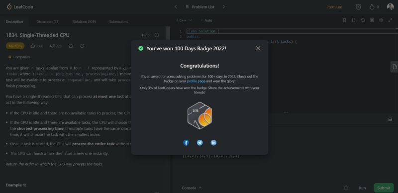 Akshit Mangotra on LinkedIn: #leetcode2022 #leetcode #dsa #programming ... Akshit Mangotra on LinkedIn: #leetcode2022 #leetcode #dsa #programming ...