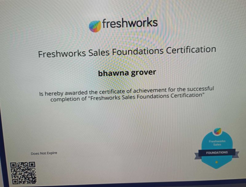Bhawna Grover on LinkedIn: #freshworks Bhawna Grover on LinkedIn: #freshworks