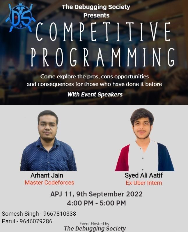 #cp #competitiveprogramming #tds #thedebuggingsociety #session | The ... #cp #competitiveprogramming #tds #thedebuggingsociety #session | The ...