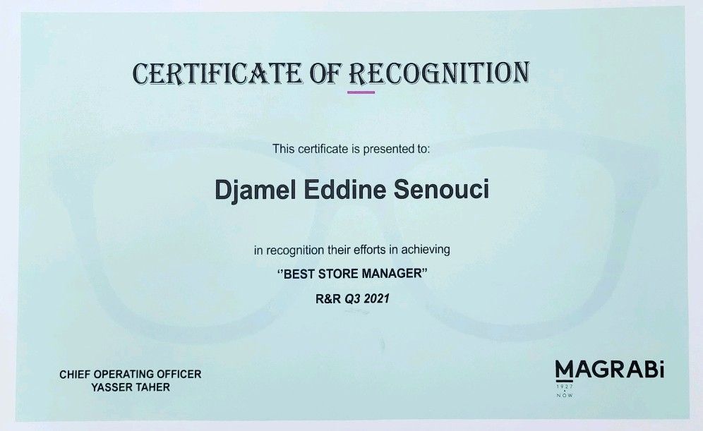 Djamel Eddine Senouci on LinkedIn: proud to be a part of Magrabi family ... Djamel Eddine Senouci on LinkedIn: proud to be a part of Magrabi family ...