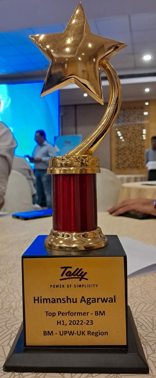 Himanshu Agarwal on LinkedIn: #tallysolutions #tally #teamwork #winner ... Himanshu Agarwal on LinkedIn: #tallysolutions #tally #teamwork #winner ...