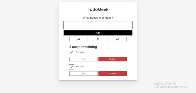 Alli Al-ameen on LinkedIn: #webdevelopment #react #todoapp #javascript ... Alli Al-ameen on LinkedIn: #webdevelopment #react #todoapp #javascript ...