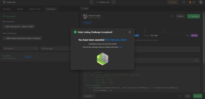 Aayush Gupta on LinkedIn: #leetcode #150daysofcodechallenge # ... Aayush Gupta on LinkedIn: #leetcode #150daysofcodechallenge # ...