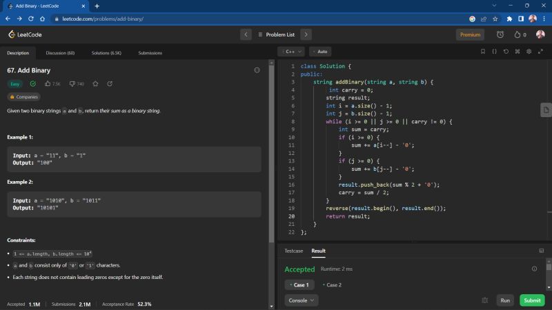 Prashant Singh on LinkedIn: #day15 #leetcode #cpp Prashant Singh on LinkedIn: #day15 #leetcode #cpp