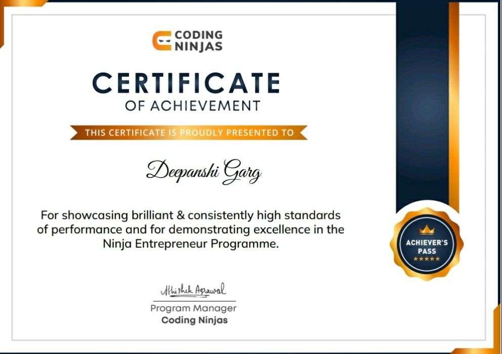 Deepanshi Garg on LinkedIn: #coding Deepanshi Garg on LinkedIn: #coding