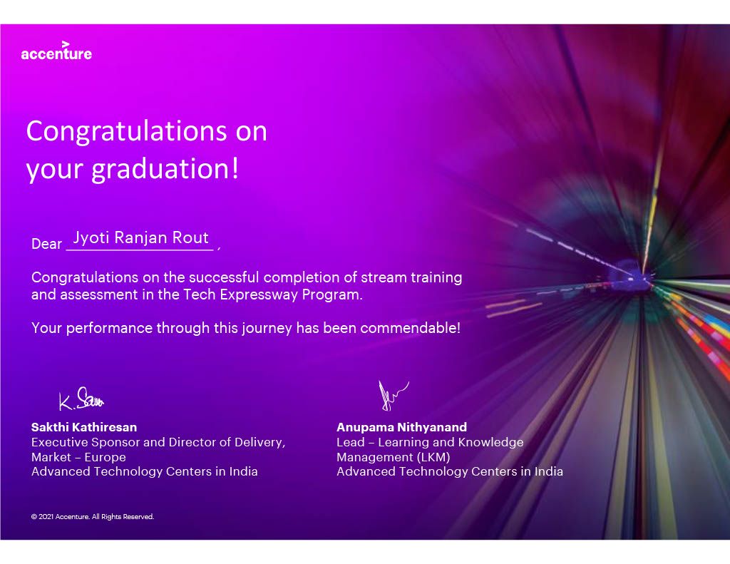 Jyoti Ranjan Rout on LinkedIn: #training #accentureindia # ... Jyoti Ranjan Rout on LinkedIn: #training #accentureindia # ...
