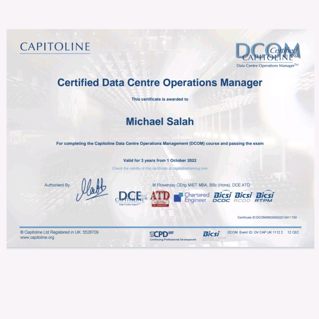 Michael Salah, DCDC, CDCP, CDFOS, DCOM, DCCA on LinkedIn: Thanks to GOD ... Michael Salah, DCDC, CDCP, CDFOS, DCOM, DCCA on LinkedIn: Thanks to GOD ...