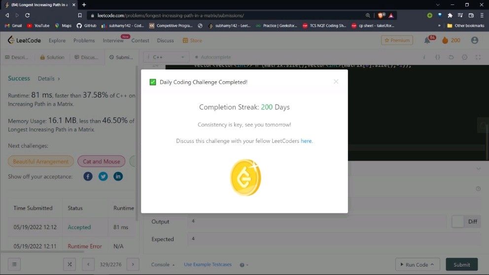 Subham Yadav on LinkedIn: #leetcode #dsa #practice #200_days #consistency Subham Yadav on LinkedIn: #leetcode #dsa #practice #200_days #consistency