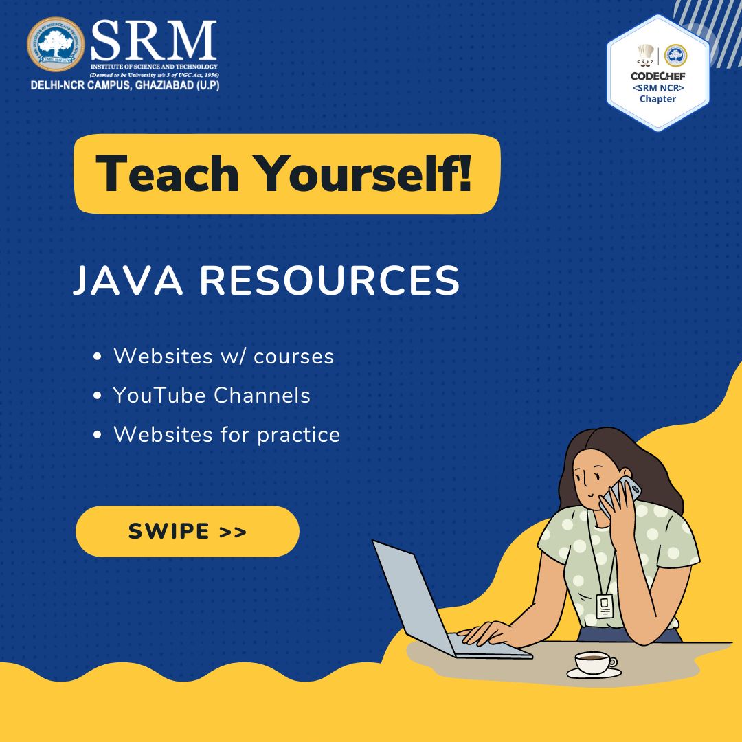 SRM NCR CodeChef Chapter on LinkedIn: #learning #java #coding #help # ... SRM NCR CodeChef Chapter on LinkedIn: #learning #java #coding #help # ...