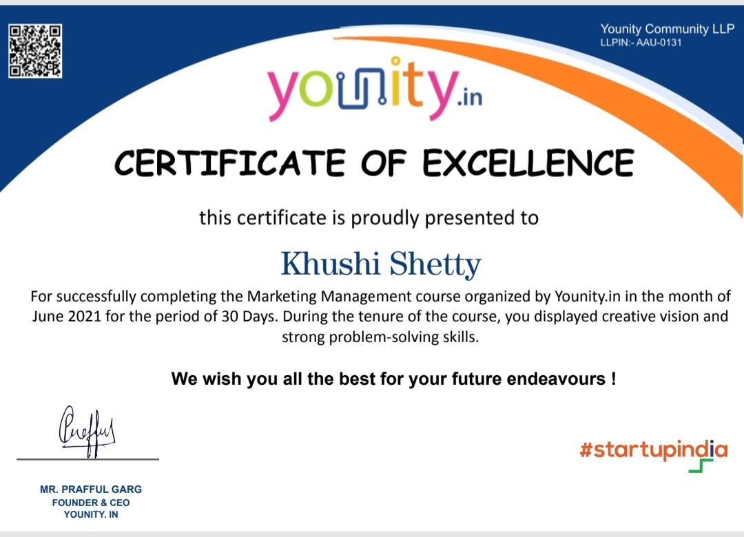 Khushi Shetty posted on LinkedIn Khushi Shetty posted on LinkedIn