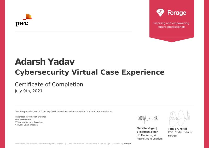 Adarsh Yadav on LinkedIn: #cybersecurity #learning #experience Adarsh Yadav on LinkedIn: #cybersecurity #learning #experience