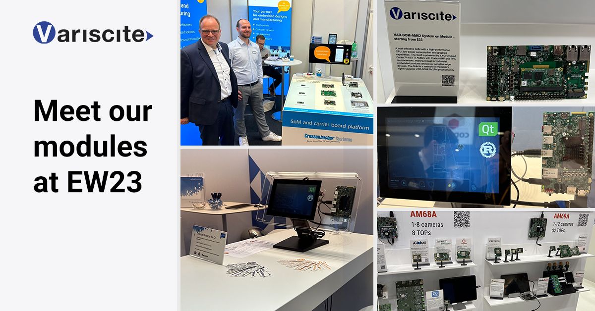 Variscite LTD. on LinkedIn: #embeddedworld Variscite LTD. on LinkedIn: #embeddedworld