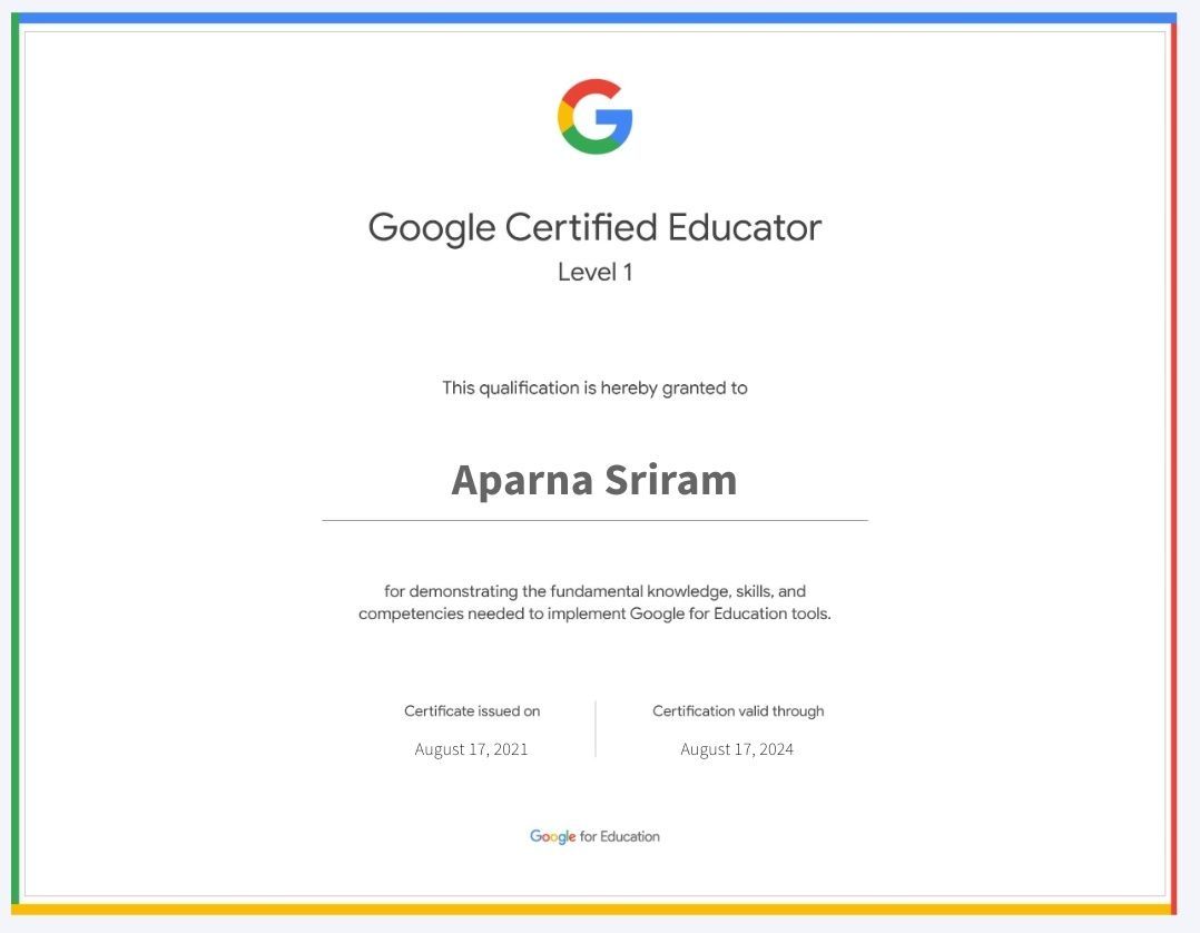 Completed successfully! | Aparna Sriram Completed successfully! | Aparna Sriram