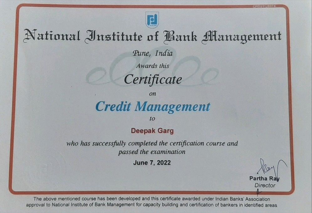 Deepak Garg on LinkedIn: #credit Deepak Garg on LinkedIn: #credit
