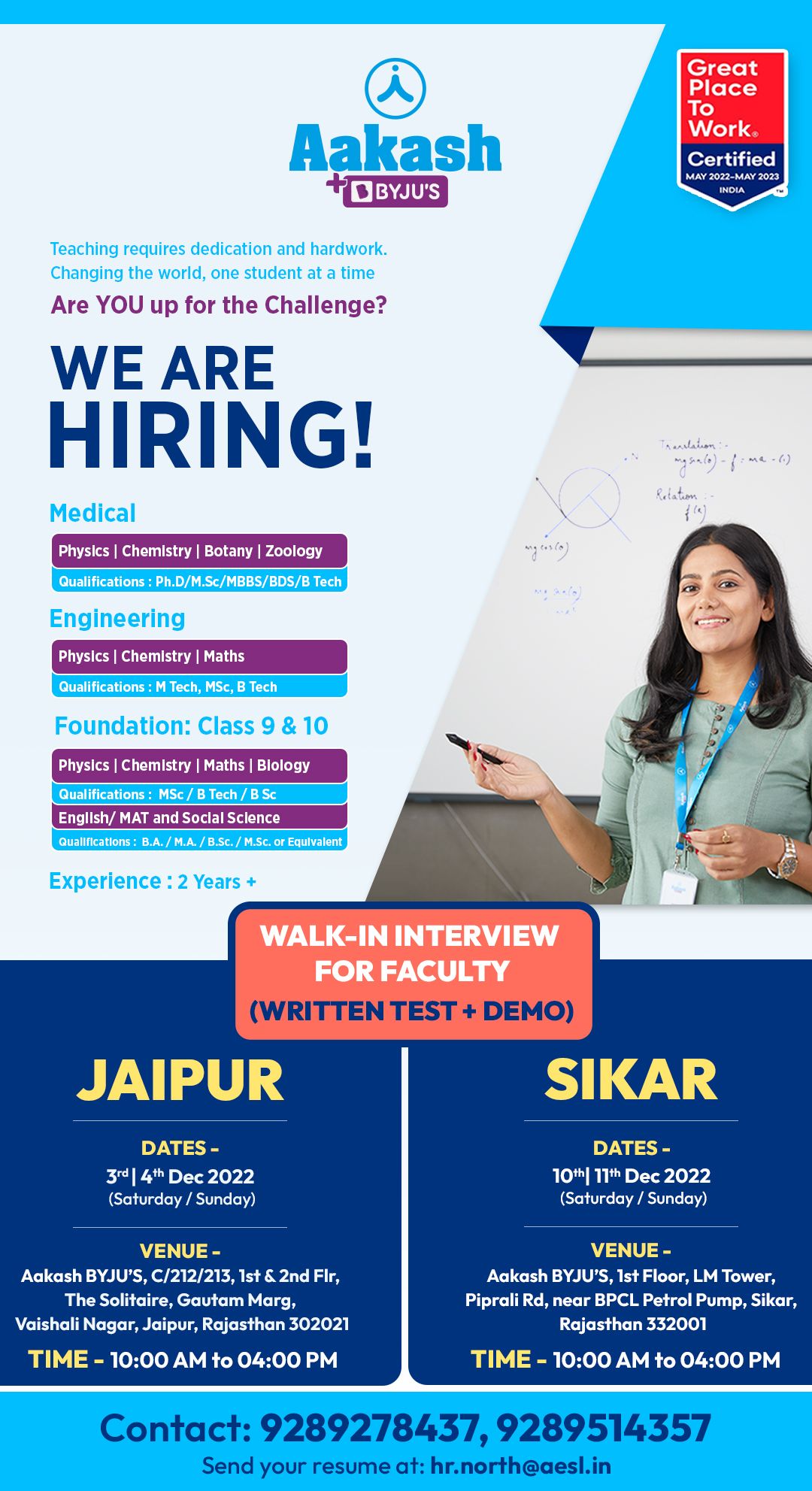 Vikas Grover on LinkedIn: #recruitment #jee #neet #faculty # ... Vikas Grover on LinkedIn: #recruitment #jee #neet #faculty # ...