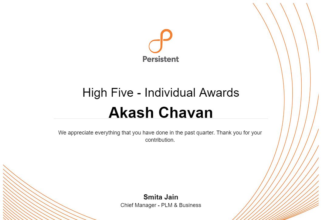 Akash Chavan on LinkedIn: #persistentsystems #seebeyondriseabove | 12 ... Akash Chavan on LinkedIn: #persistentsystems #seebeyondriseabove | 12 ...