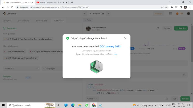 Prashant Dhote on LinkedIn: #connections #january #leetcode # ... Prashant Dhote on LinkedIn: #connections #january #leetcode # ...