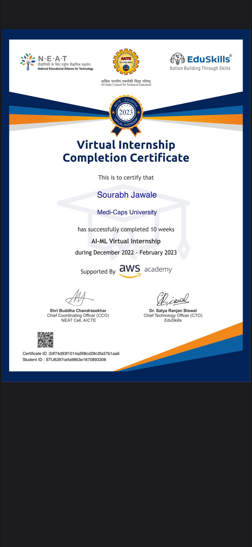 Sourabh Jawale en LinkedIn: #aicteinternship #aicte #internship # ... Sourabh Jawale en LinkedIn: #aicteinternship #aicte #internship # ...
