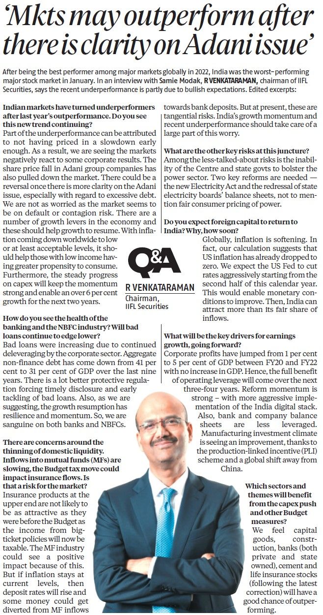 IIFL (India Infoline Group) on LinkedIn: Mr R Venkataraman, Co-promoter ... IIFL (India Infoline Group) on LinkedIn: Mr R Venkataraman, Co-promoter ...